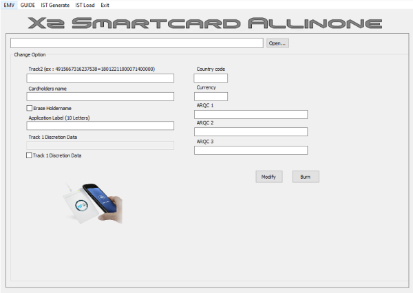x2 emv Software & Atr tools