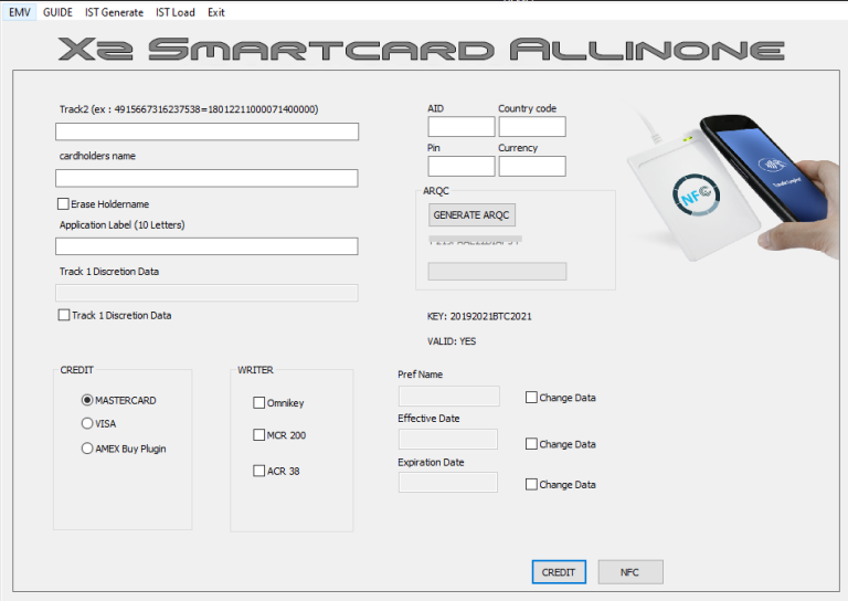 x2 emv Software & Atr tools